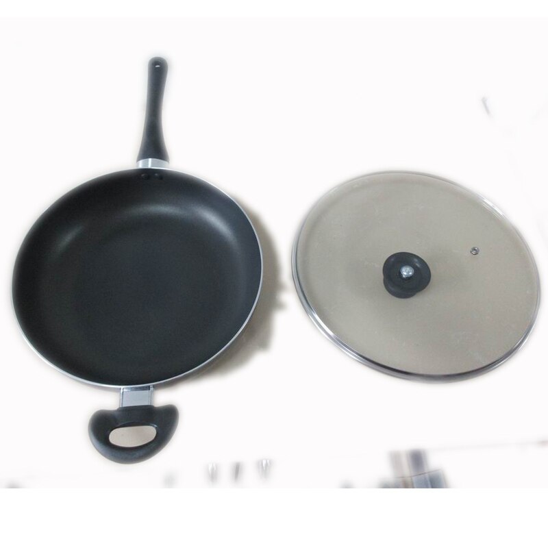 28cm pan deep wok Aluminum FULL INDUCTION BOTTOM N... – Grandado