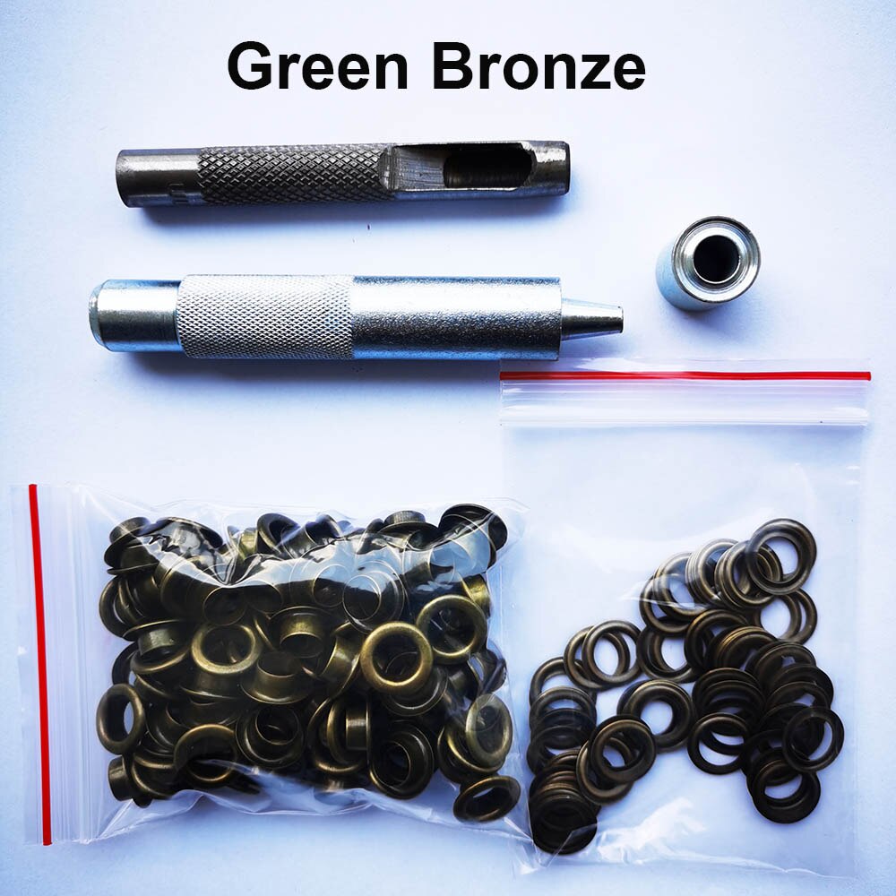 100Set 6MM Eyelets 4Colors Available Golden Silver... – Grandado