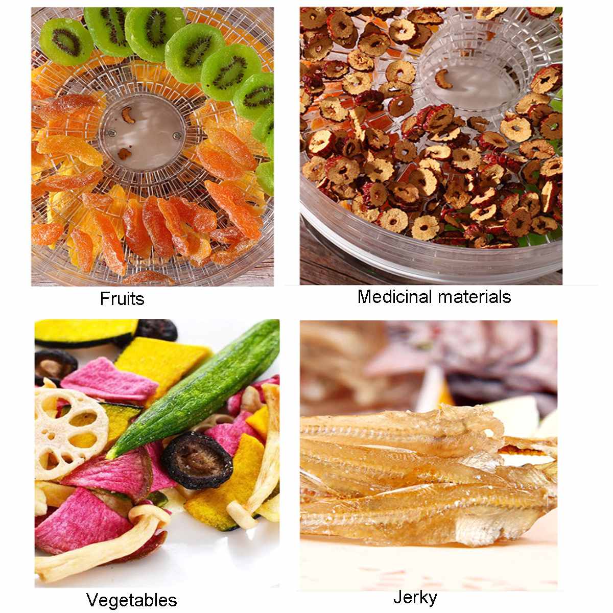 Electric Food Dehydrator for Fruits and Vegetables... – Grandado