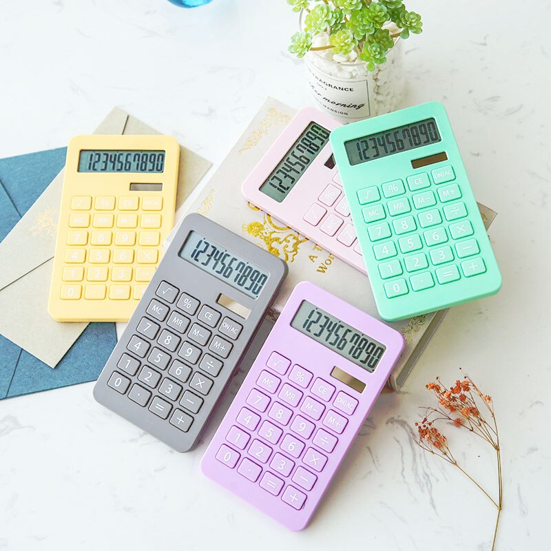 1pc Mini Solar Calculator 10 Digits Multi-function... – Vicedeal