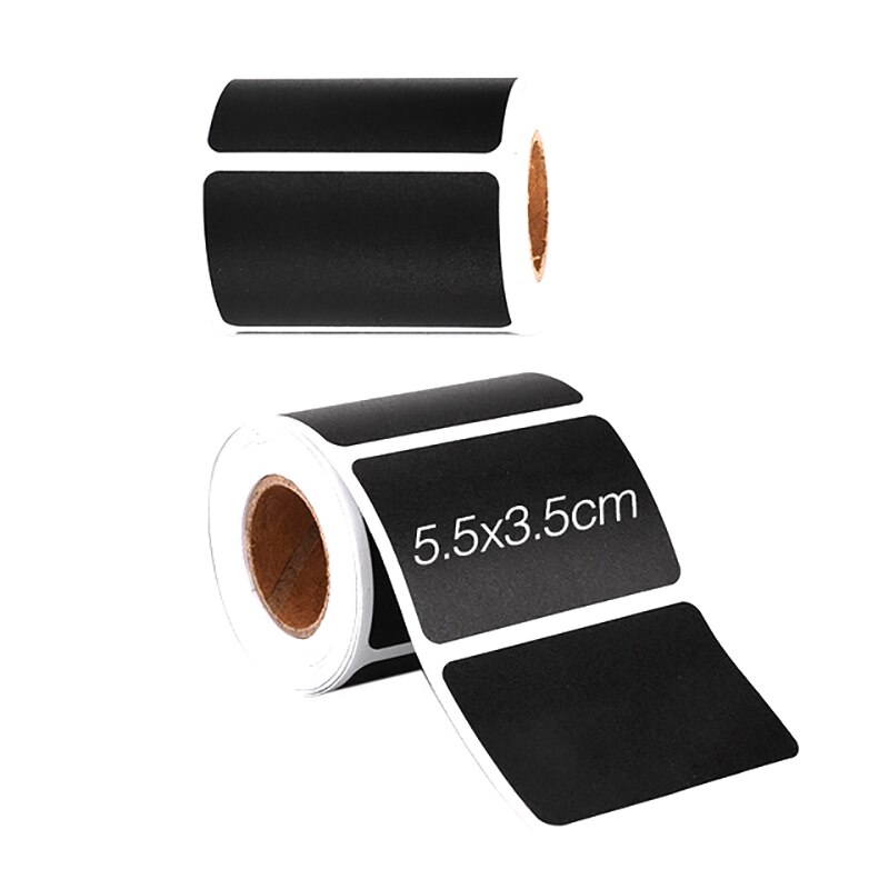 120 Pcs / Roll Waterproof Label Stickers Black Lab... – Vicedeal