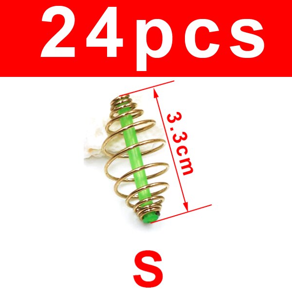 Bimoo 24PCS Method Feeder Bait Spring Cage for Car... – Vicedeal