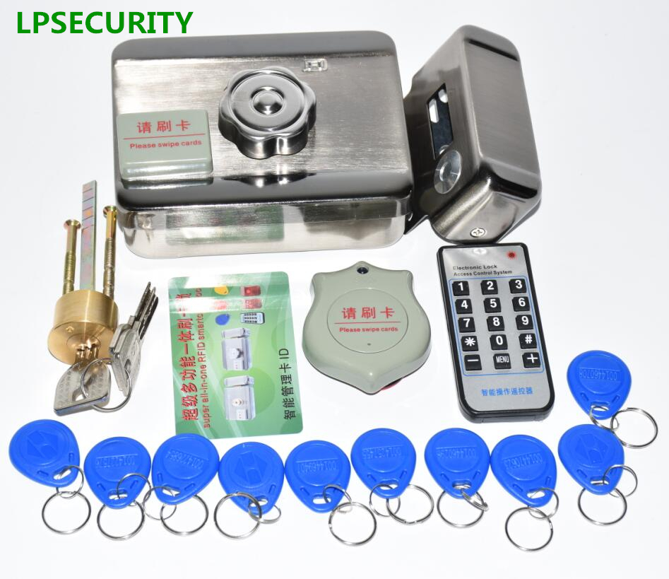 12VDC Gate door Electric Lock RFID integrated mute... – Grandado