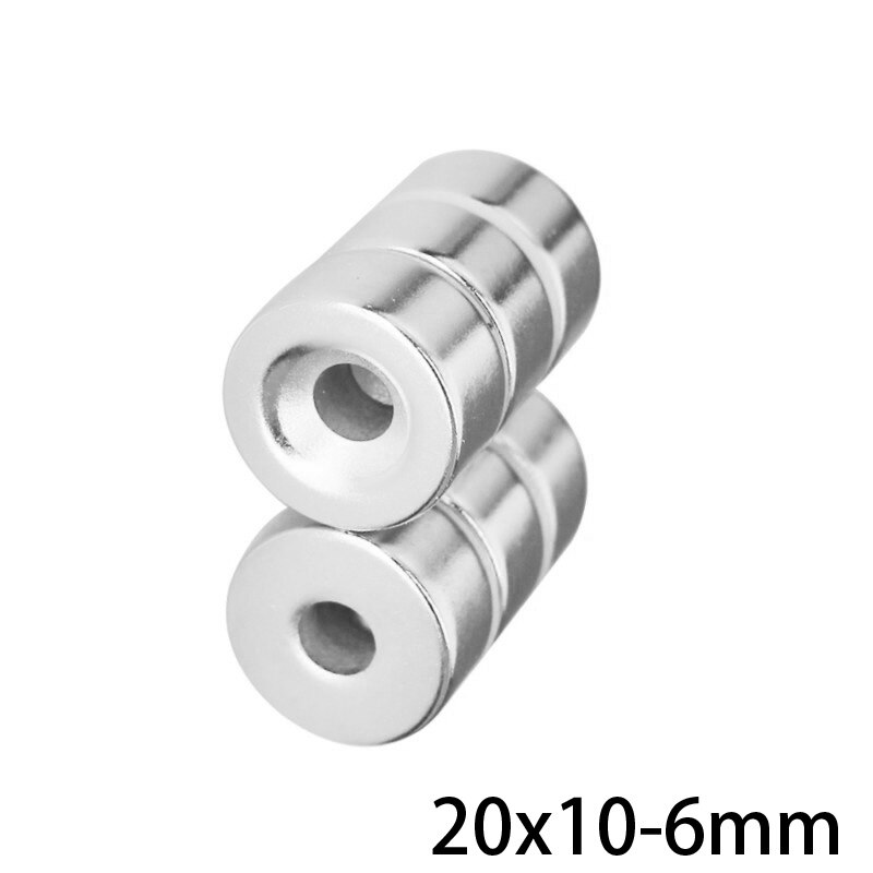 Imanes magnéticos de neodimio redondos N35, 20*10-... – Grandado