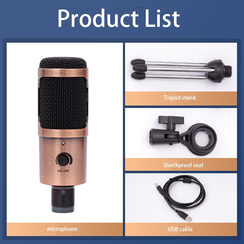 USB Condenser Microphone Computer Microphone with ... – Grandado