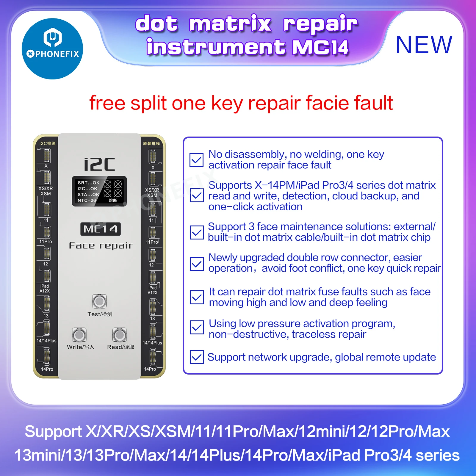 i2C Face Dot Matrix Detection Projector Iface V8 P... – Grandado