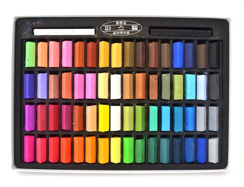 Mungyo Soft Drawing Art Pastel Set 64 Colors Color... – Grandado