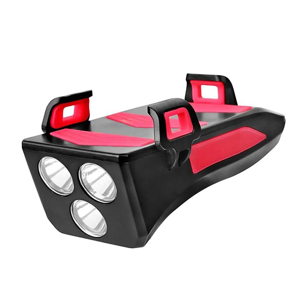 4 In 1 Usb Led Fiets Front Light Zaklamp Telefoon ... – Grandado