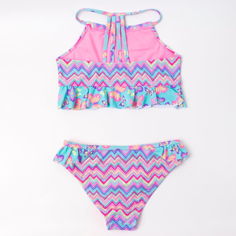 Girl Swimsuit Two Pieces Bikini Swimwear Swim Suit... – Vicedeal