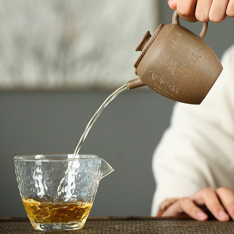 Yixing Dark-red Enameled Pottery Teapot Famous Man... – Grandado