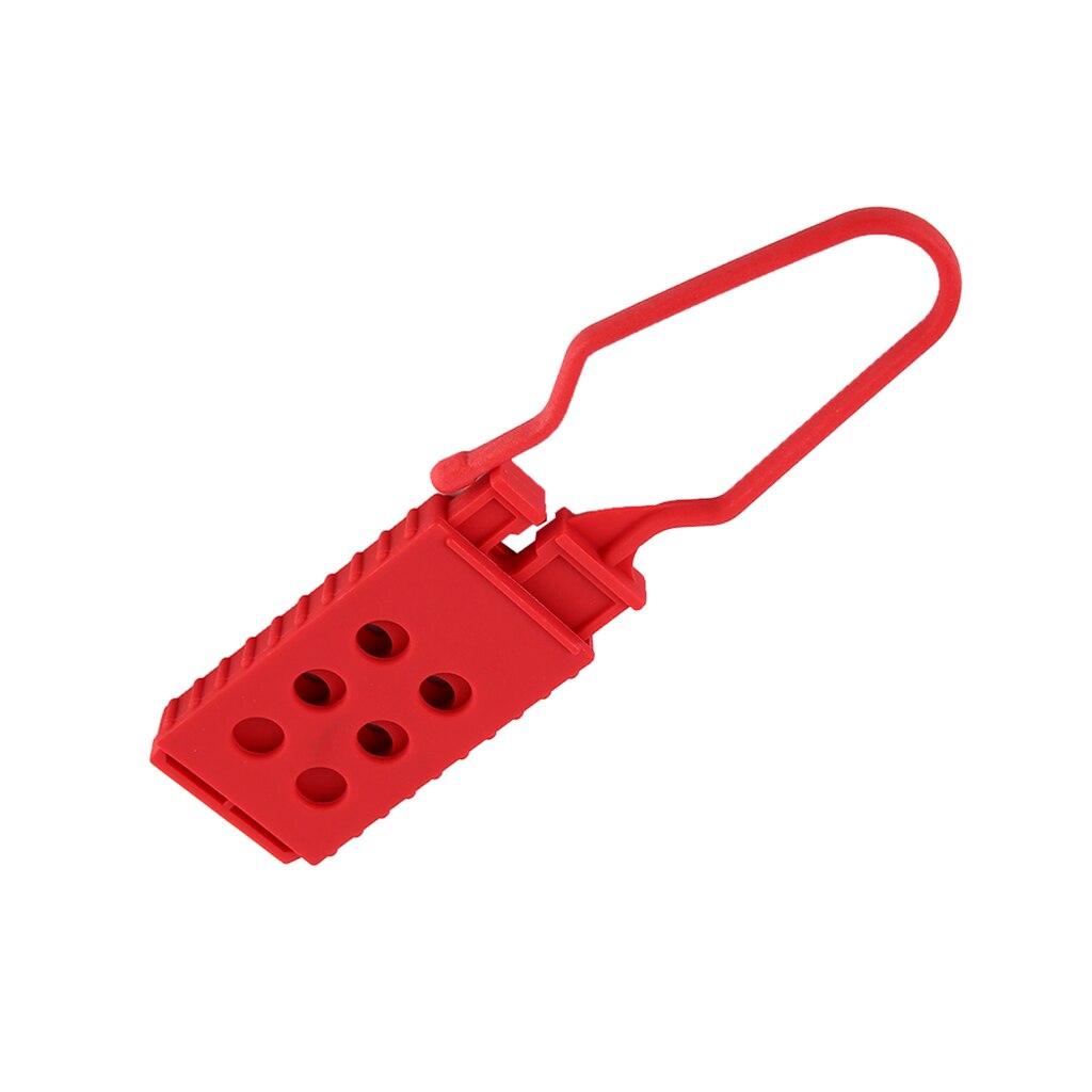 6-Hole Red Nylon Security Insulated Lockout Hasp f... – Grandado