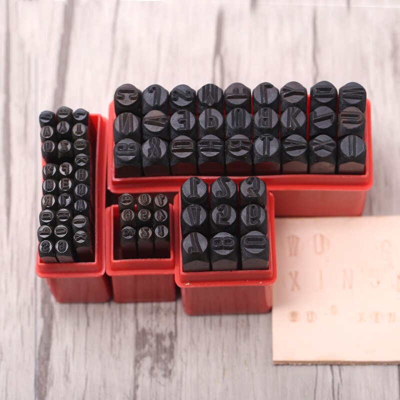 DIY Leatherwear Printing Box Assembly Letter Alpha... – Vicedeal