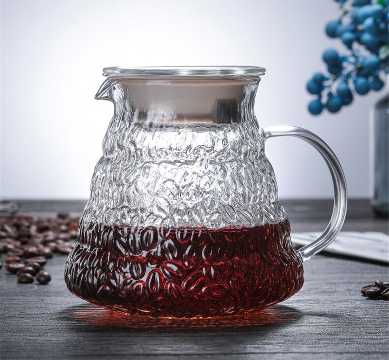 Coffee Bean Pot Heat-resistant Glass , 400ml 600ml... – Grandado