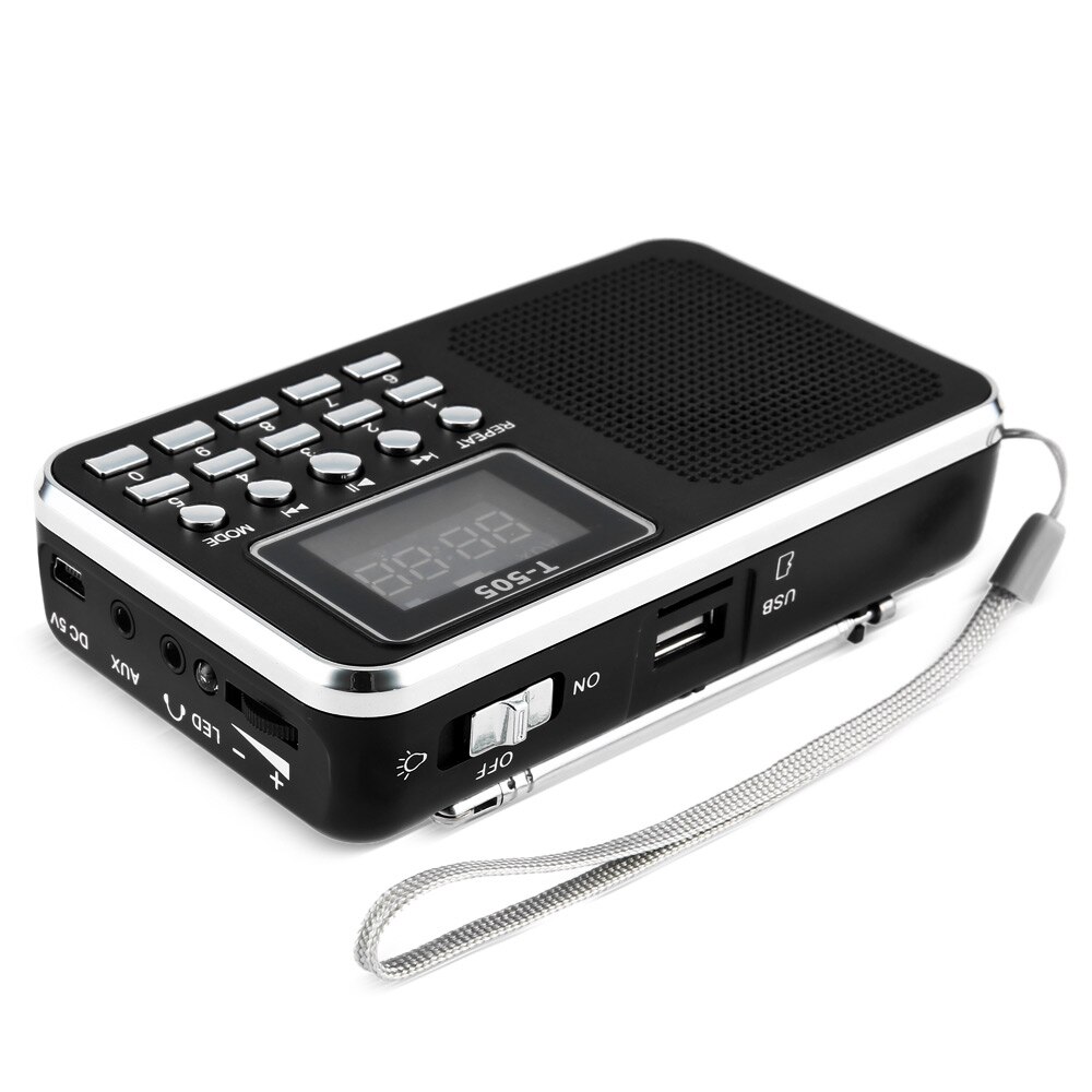 T-505 Mini Digitale LED Display Screen Speaker FM ... – Grandado