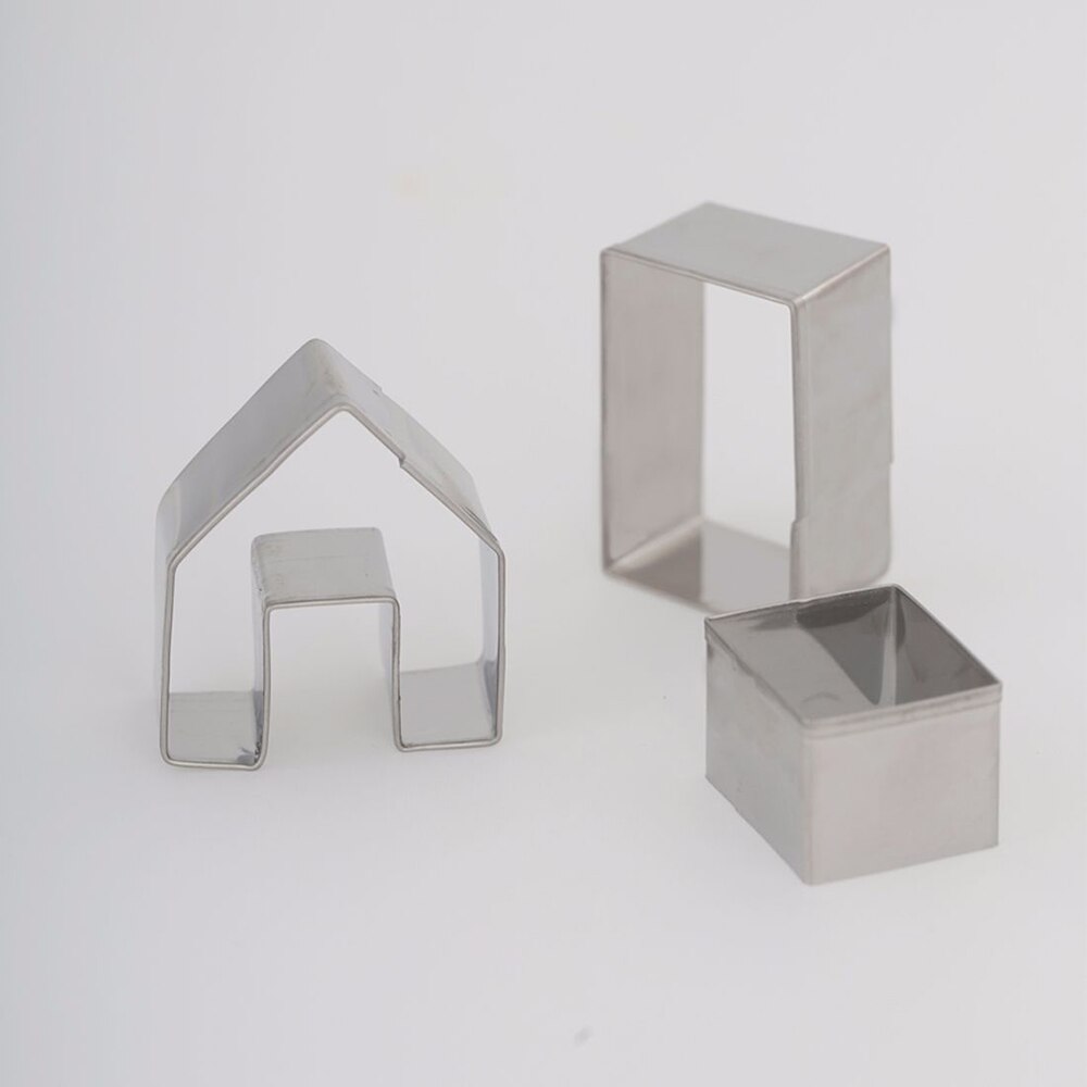 3Pcs Christmas Gingerbread House Cookie Cutter Kit... – Grandado