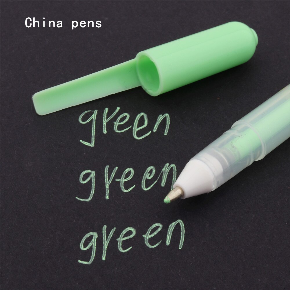 White Ink 0.8MM Gel Pen Unisex Pen For Kids Statio... – Grandado