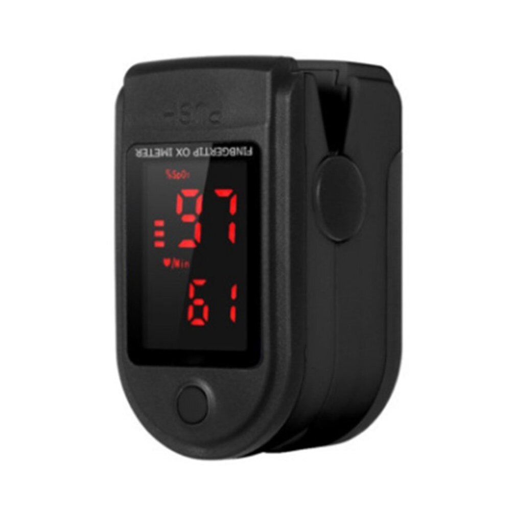 Monochrome Digital Pulse Oximeter Saturation Monit... – Grandado