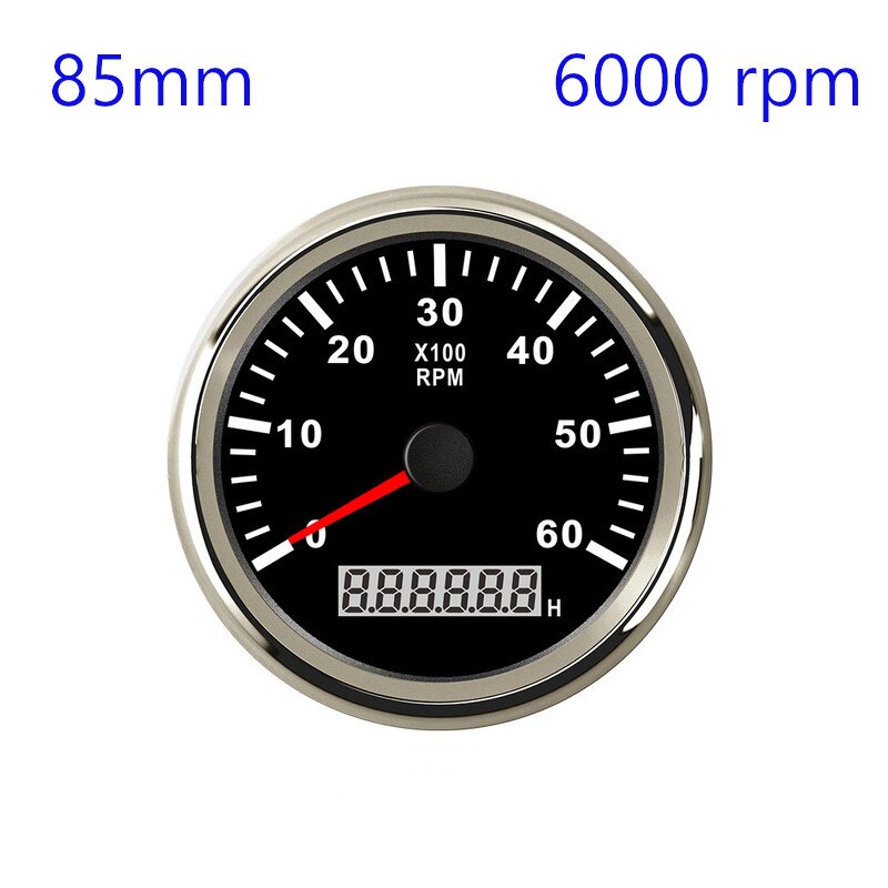 85mm Waterproof Car Boat Tachometer Gauge rpm mete... – Vicedeal