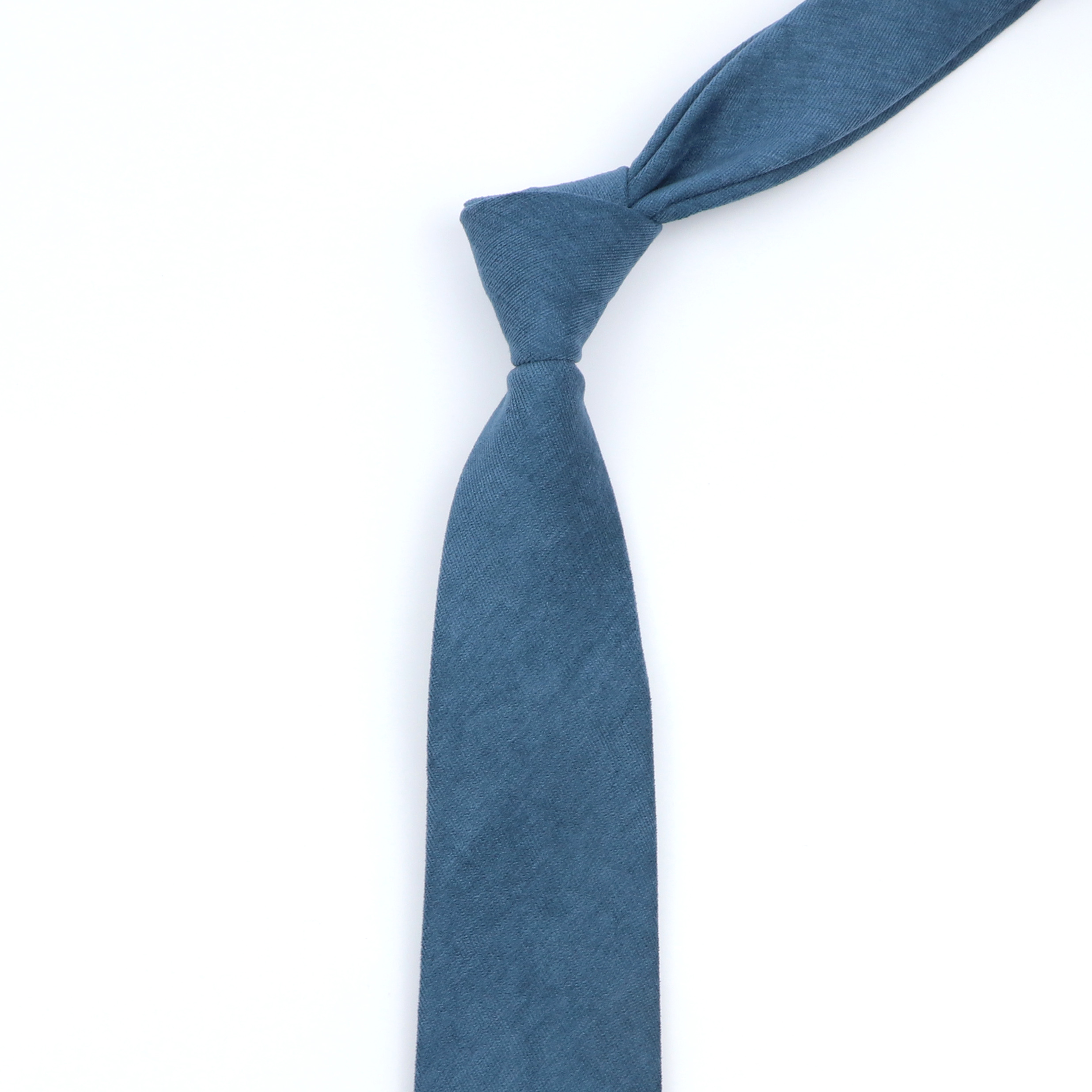 Colorful Solid Super Soft Cotton Corduroy Neck Tie... – Grandado