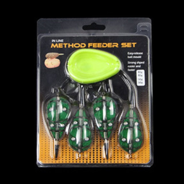 1set Inline Method Feeders Bait Moulding Cap Porta... – Grandado