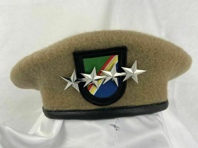 Us Army Ranger Regiment Wool Beret Khaki Army Offi... – Vicedeal