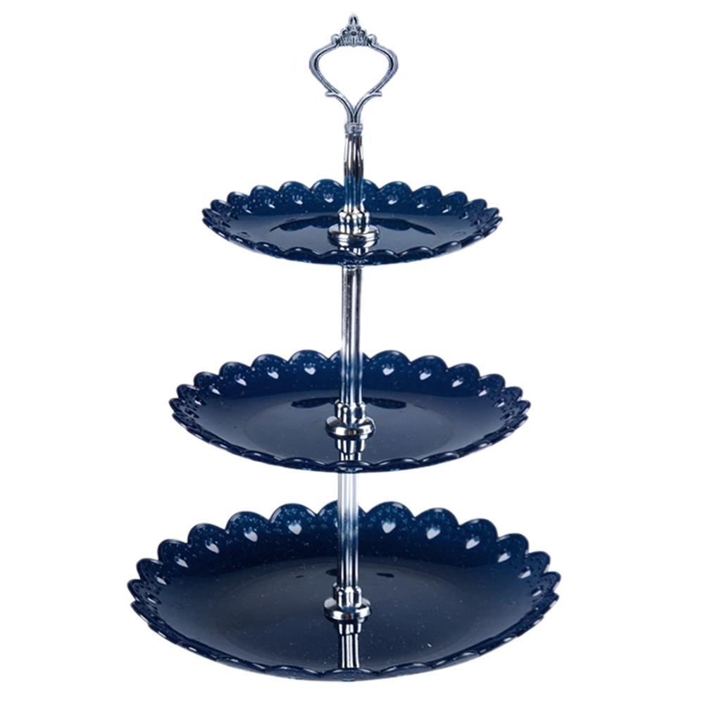 European Cake Rack Fruit Plate Three Layer Snack R... – Grandado