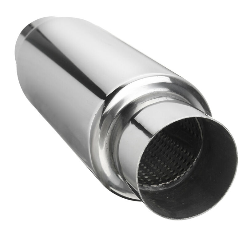 Car Exhaust Muffler 2.5 Inch Inlet Stainless Steel... – Vicedeal