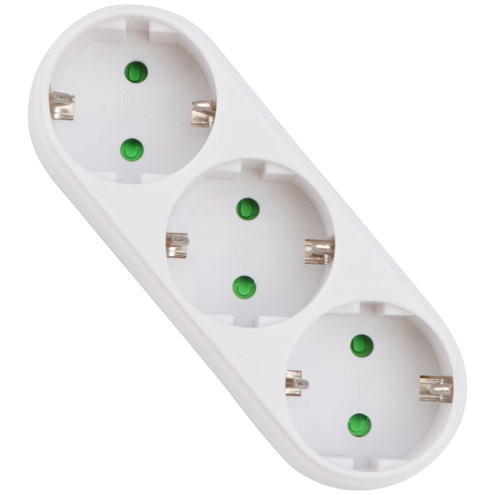 Triple Socket Power Socket Adapter Anti-flame Heat... – Vicedeal