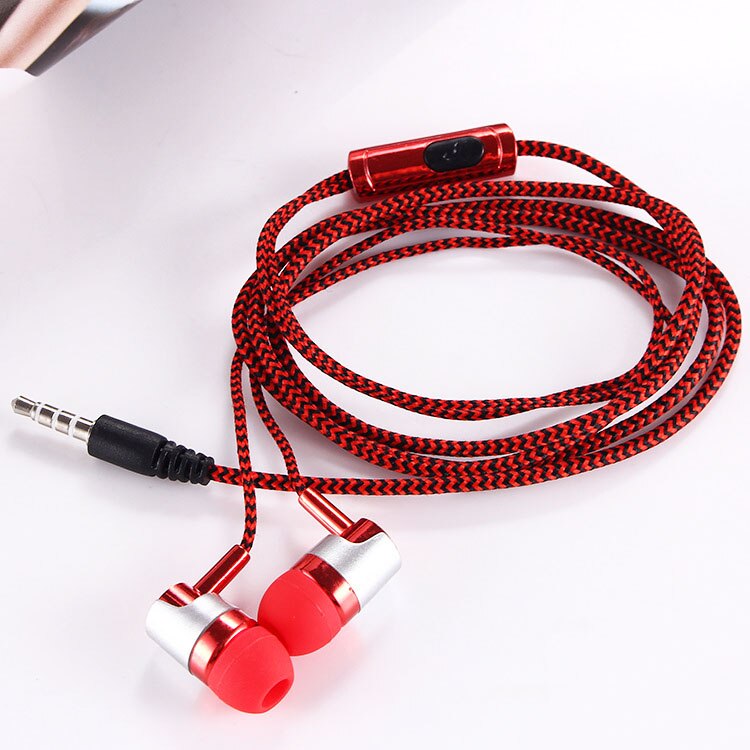 Wired 3.5mm Headset With Mic Wired Sports Bass Ste... – Vicedeal