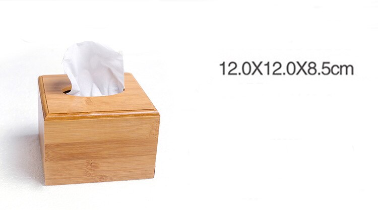 Tissue box bamboo storage box tea restaurant hotel... – Grandado