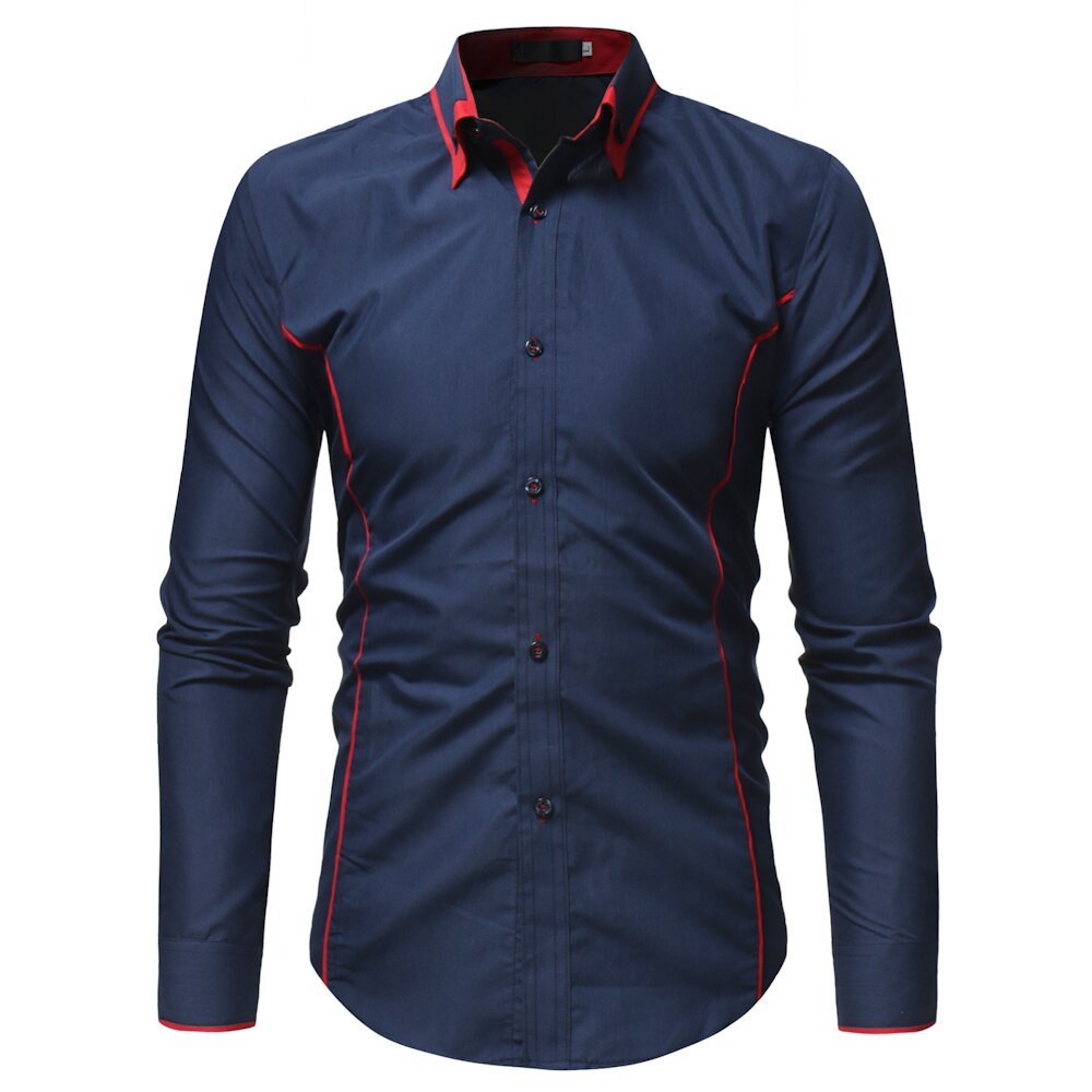 Brand Camisa Masculina Lange Mouwen Men Koreaanse ... – Vicedeal