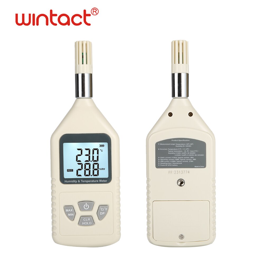 Thermo hygro meter Digital Psychrometer Thermomete... – Grandado