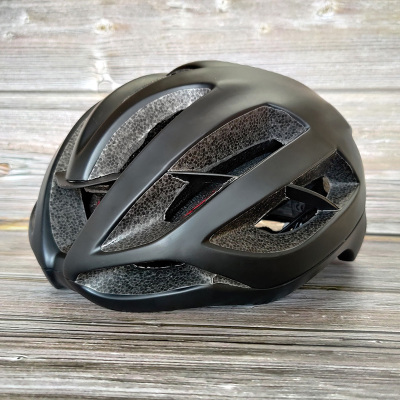 red aero cycling helmet road bike in bicycle helme... – Grandado