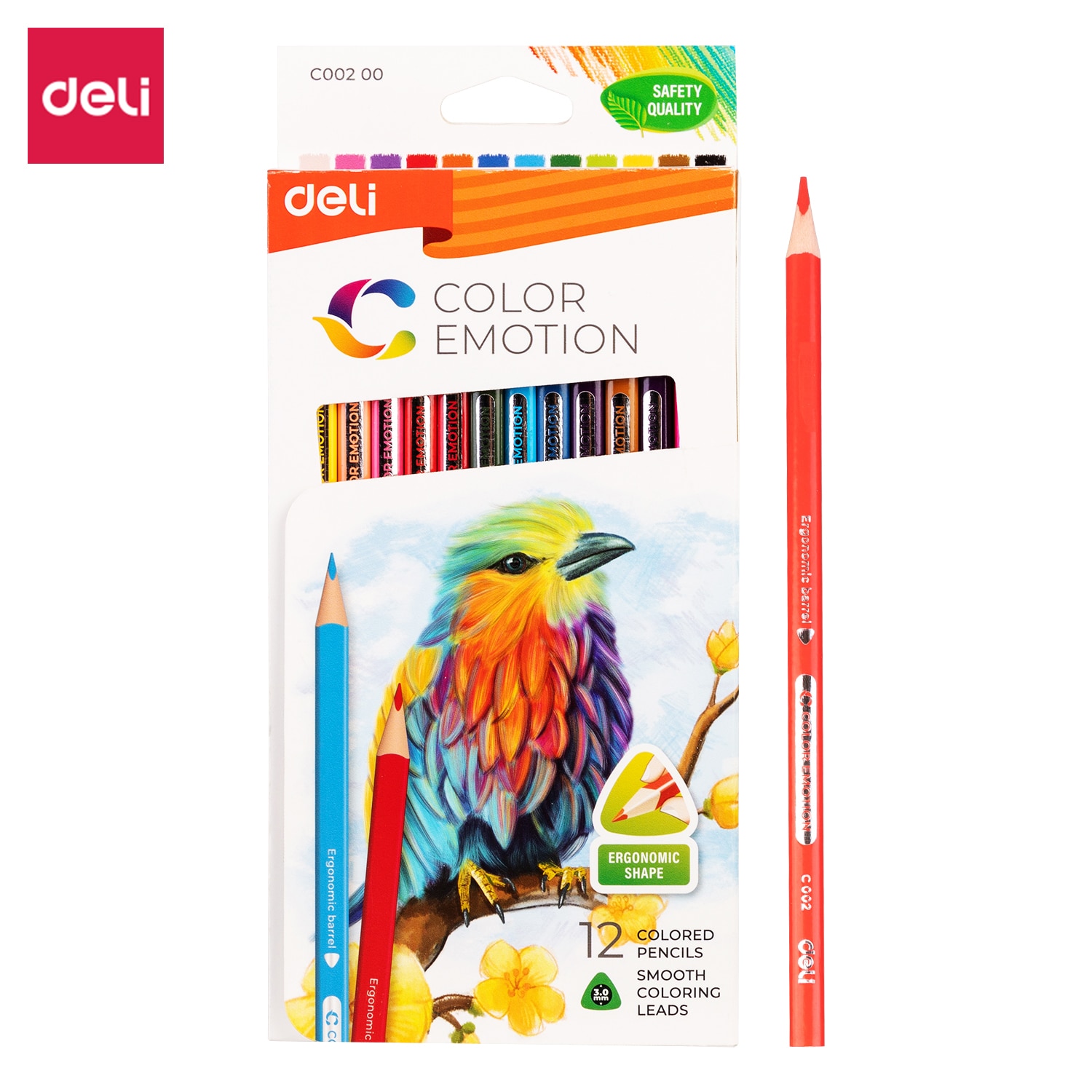 Deli Colored Pencil 12/18/24/36 Color Pencil Paint... – Vicedeal