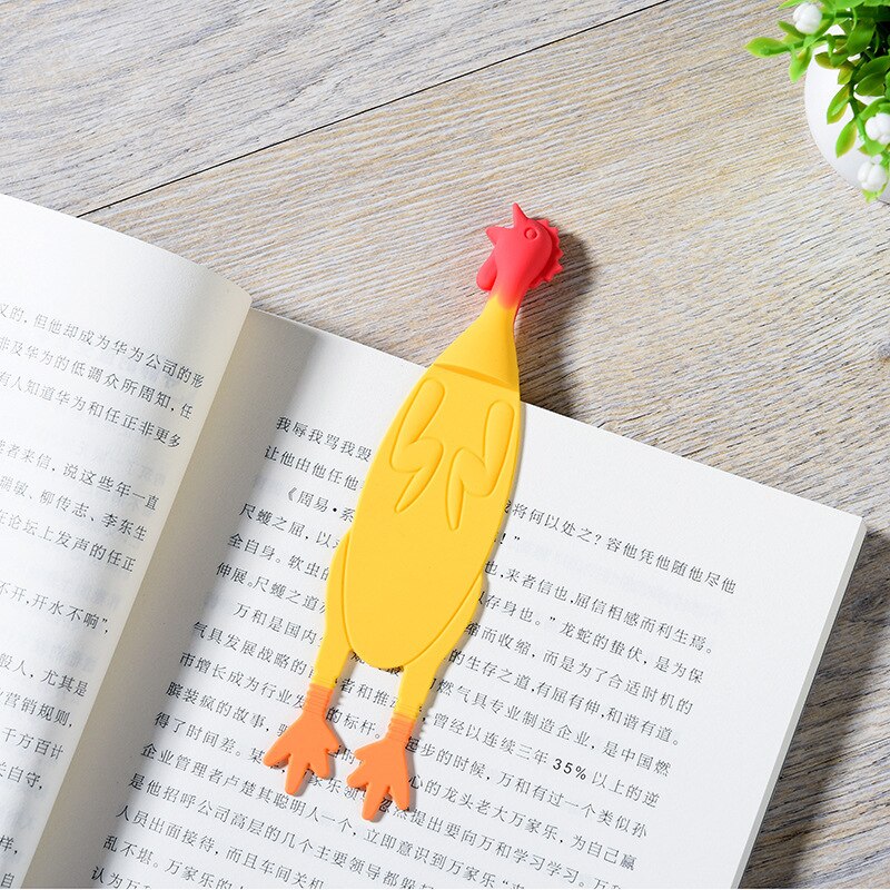 8 Styles Cute Animals Angry Chicken Bookmark Kawai... – Vicedeal