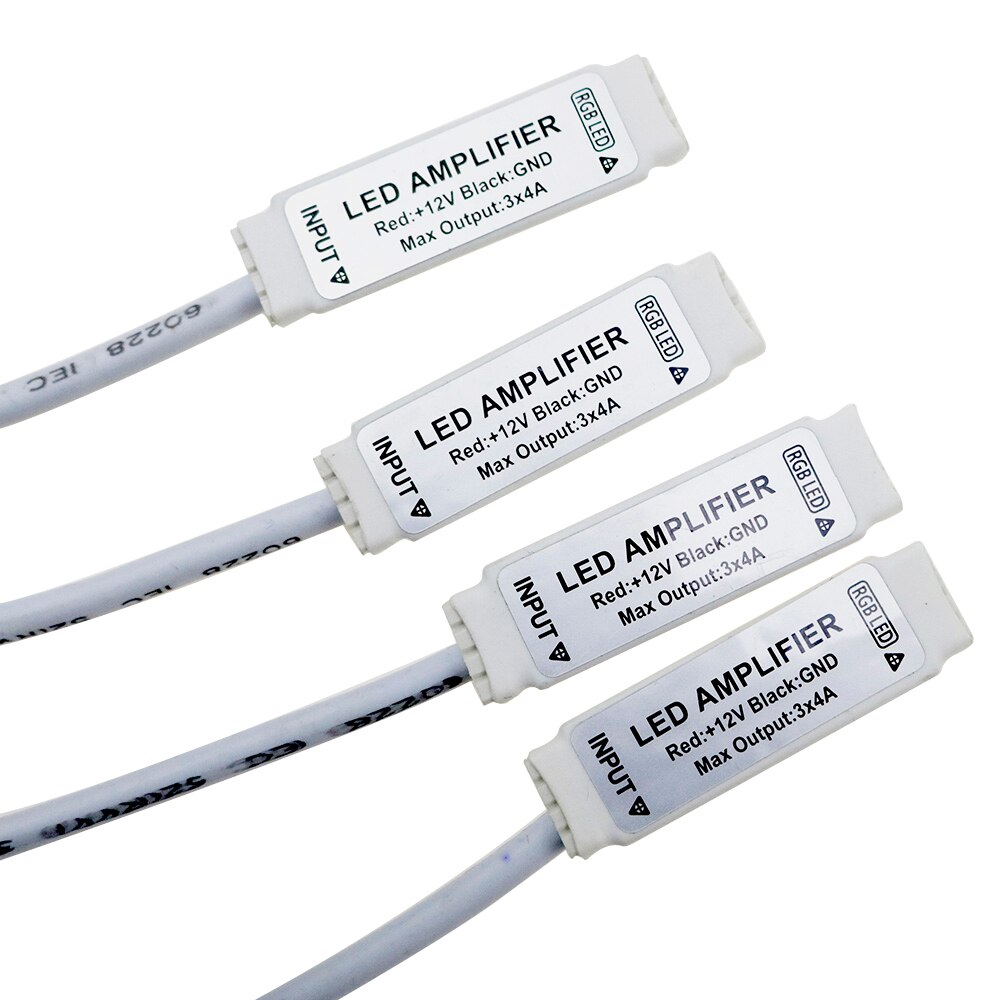 DC 12V Mini RGB LED Amplifier With DC Female Plug ... – Vicedeal