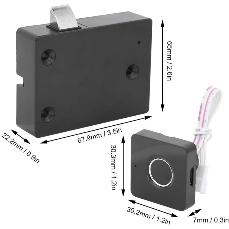 Cerradura inteligente biométrica con huella dactil... – Grandado