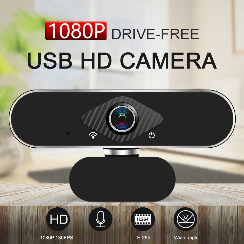 Full HD 1080P Webcam Video Conference Camera USB W... – Grandado