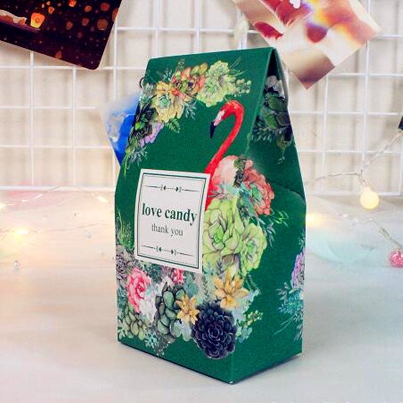 Flamingo Box Set Wedding Hand Box Favor Candy Bag ... – Grandado
