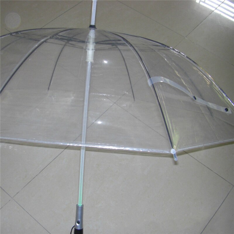Plastic Red Transparent Led Rain Umbrella Men Wome... – Vicedeal