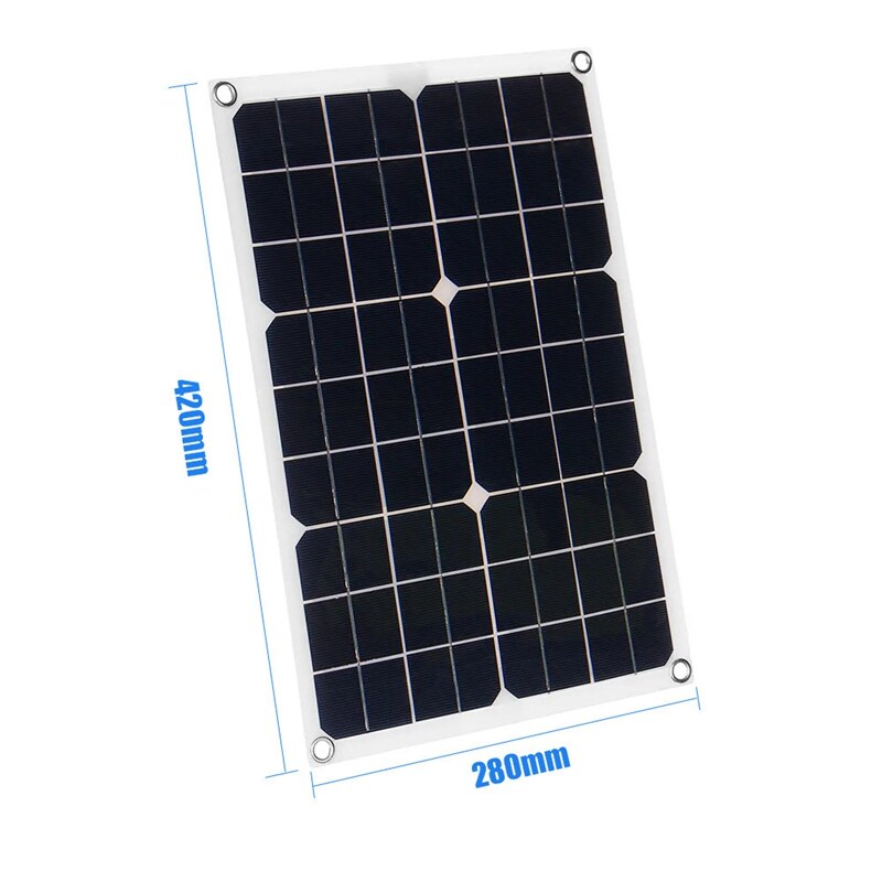 23W 18V /5V Flexible Solar Panel For 12V Car Batte... – Grandado