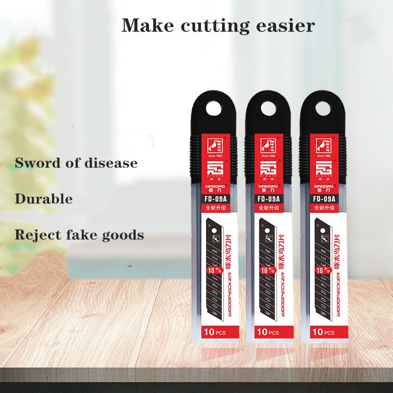 10pcs / pack 18mm mild steel blade stationery pape... – Vicedeal