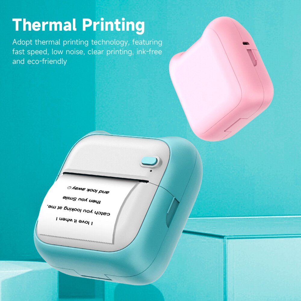 Portable Pocket-size Printer Wireless BT Thermal P... – Grandado