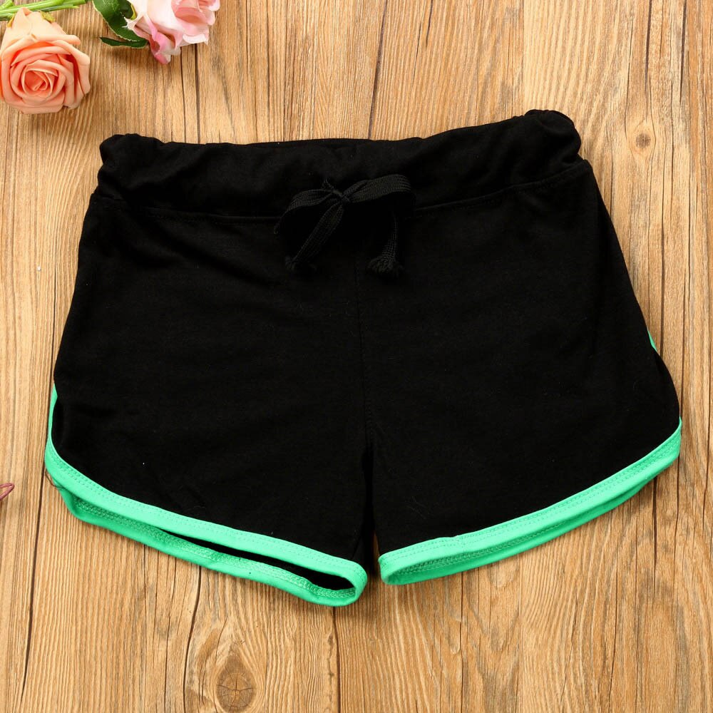 Women Cotton Blend Summer Shorts Pants Contrast Bi... – Grandado