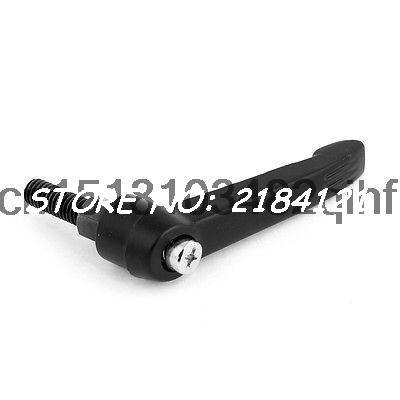 Black Metal 6mm Threaded Machinery Plastic Adjusta... – Vicedeal