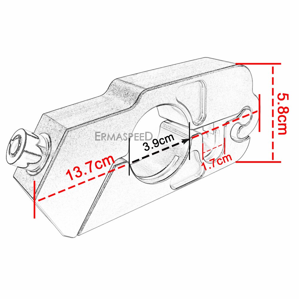 Motorcycle Handlebar Lock CNC Anti-Theft Motor Loc... – Grandado