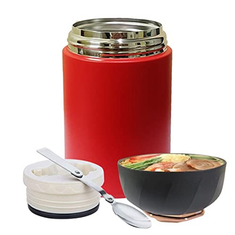 Vacuum Insulated Lunch Container Food Flask Stainl... – Grandado