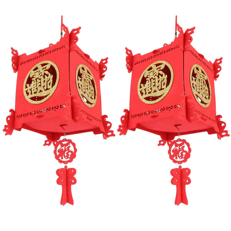 led led candle 2 Set Traditional Lantern with Weal... – Grandado