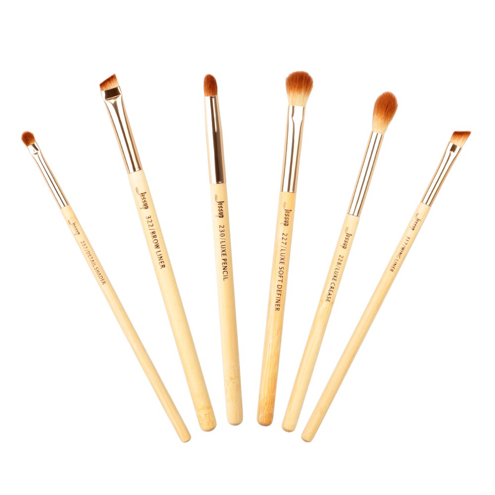 Jessup Brand 6pcs Beauty Bamboo Makeup Brushes Set... – Grandado