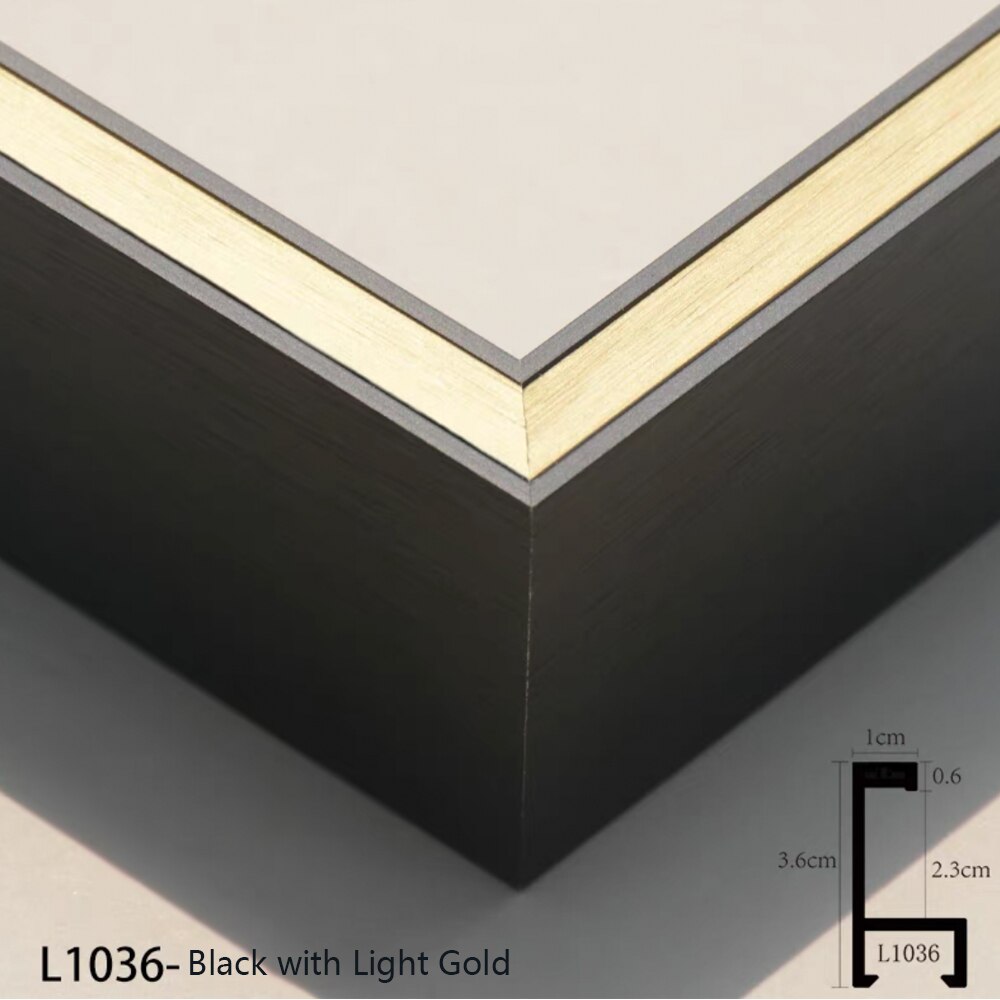 Light Gold with Silvery Mixed Color Photo Frame DI... – Vicedeal